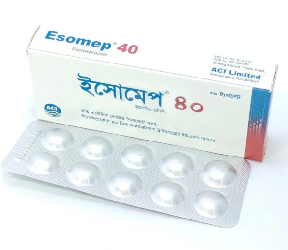 Esomep Tablet 40 mg (1 Strip=10 Pieces) – BioMed Pharmacy