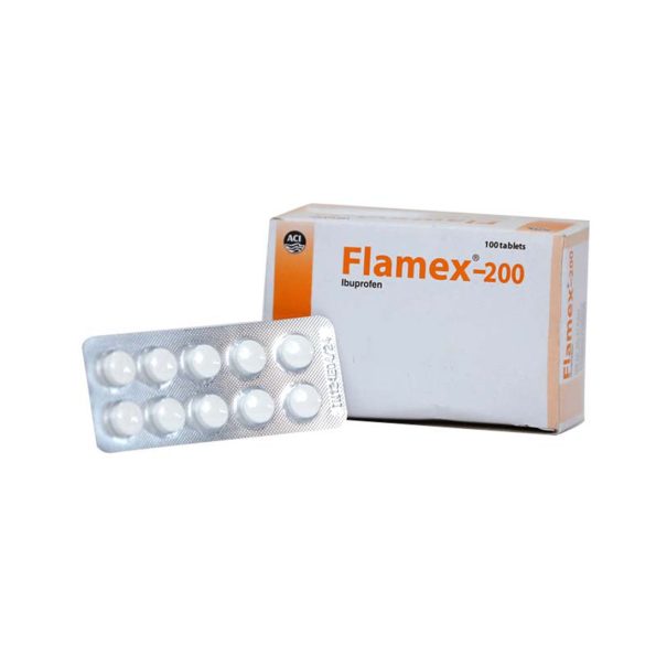 Flamex Tablet 200 mg (1 Strip=10 Pieces) – BioMed Pharmacy