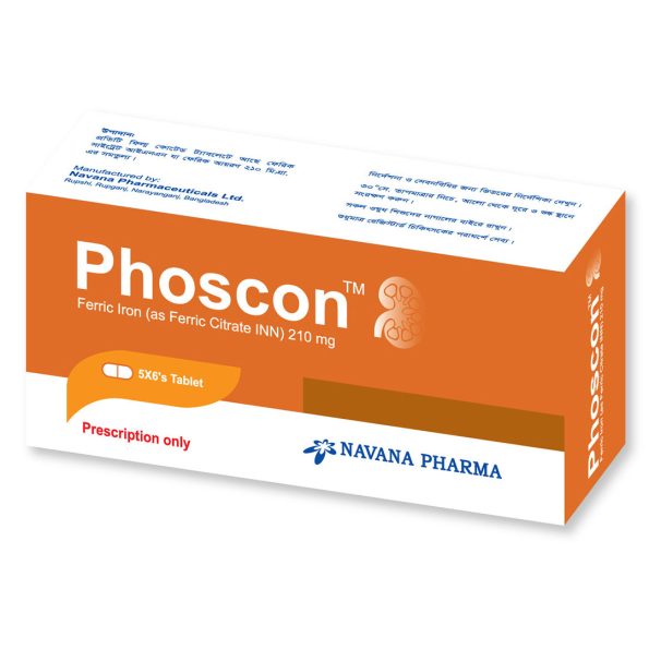 Phoscon Tablet 210 mg (1 Strip=6 Pieces) – BioMed Pharmacy