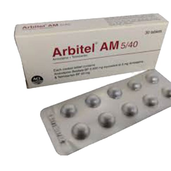 Arbitel AM Tablet 5 mg+40 mg (1 Strip=10 Pieces) – BioMed Pharmacy