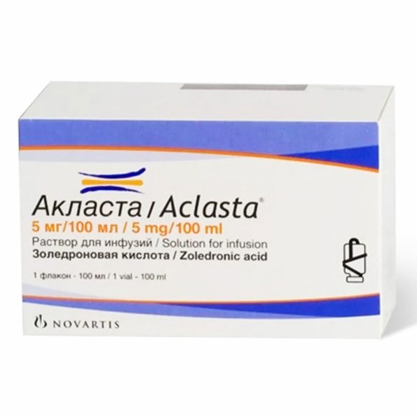 Aclasta IV Infusion 5 mg/100 ml (100 ml bottle) – BioMed Pharmacy