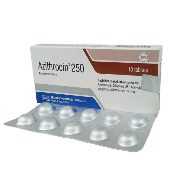 Azithromycin Tablet 250 mg (1 Strip=10 Pieces) – BioMed Pharmacy