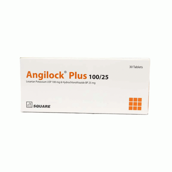 Angilock Plus Tablet 100 mg+25 mg (1 Strip=10 Pieces) – BioMed Pharmacy